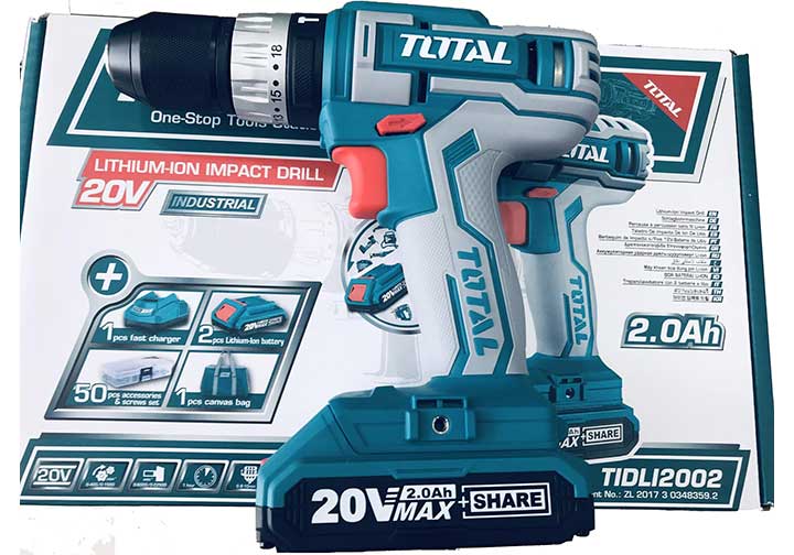 Best price for TOTAL TIDLI2002 Lithium-Ion impact drill 20V Color-Blue ...