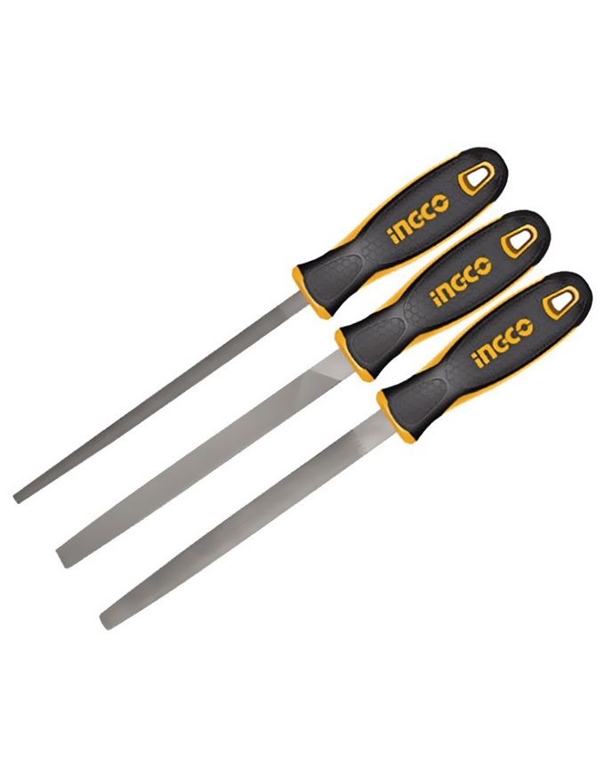 Best price for INGCO HKTFS1308 3 Pcs steel file set 8“/200mm Color ...