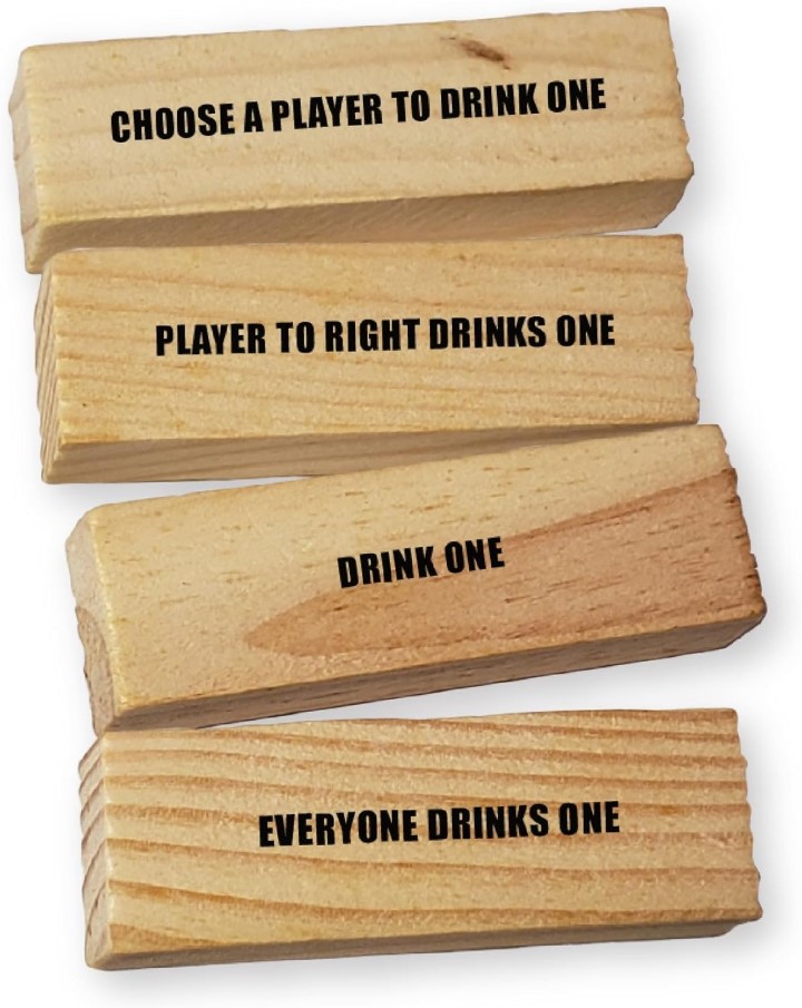 Best price for Drunken Tower Wooden Stacking Drinking Game Party Jenga ...