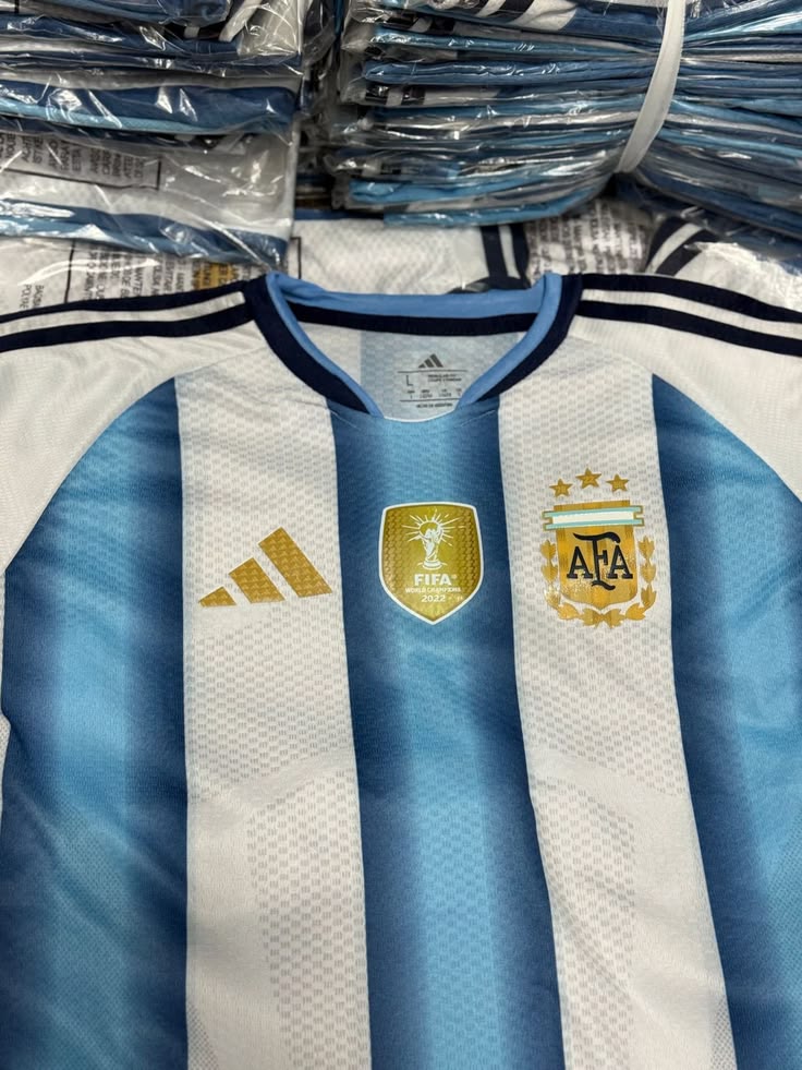 Best price for Argentina 2026 World cup Home Jersey – Sky Blue & White ...