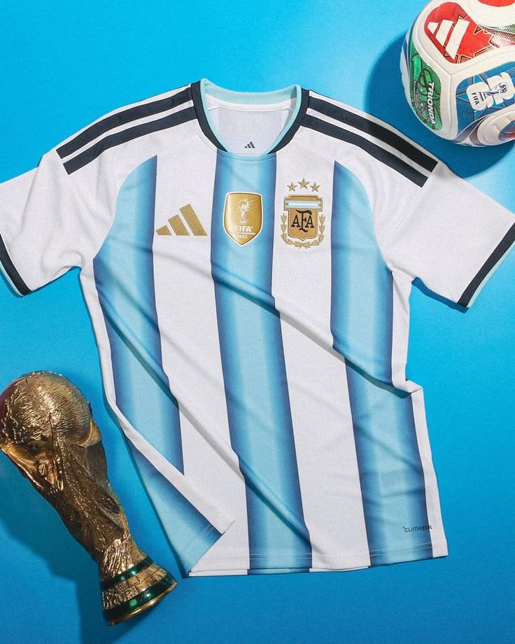 Best price for Argentina 2026 World cup Home Jersey – Sky Blue & White ...