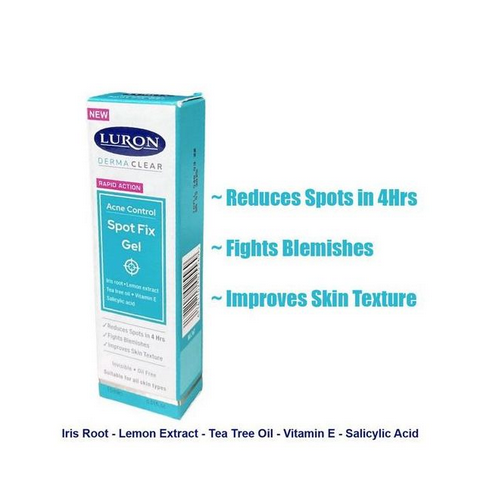 Best price for LURON DERMA CLEAR ACNE CONTROL FIX GEL 2% Salicylic Acid ...