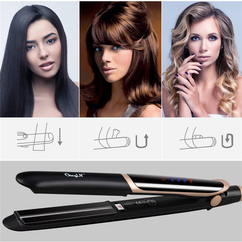 Best price for 2 in 1 Far-infrared Hair Straightener Flat Iron Hair ...