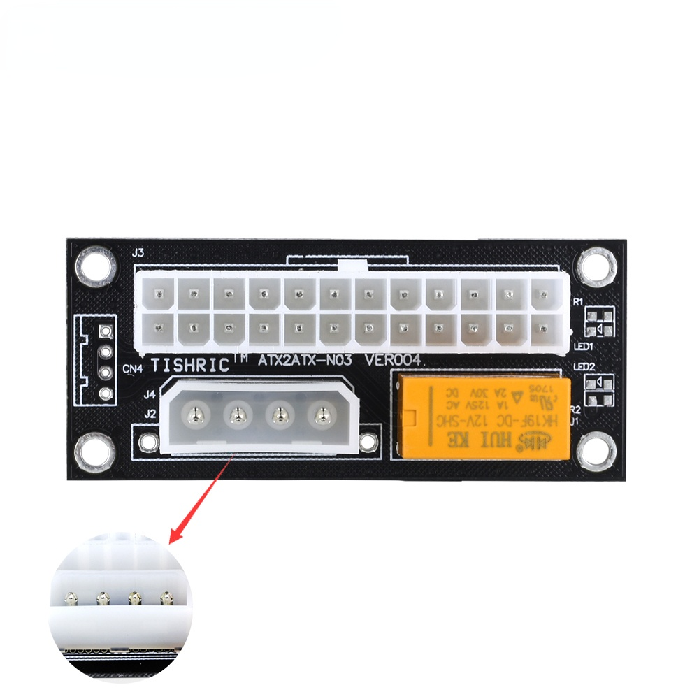 Best price for Dual PSU Power Supply Synchronous Connector ATX 24Pin To ...