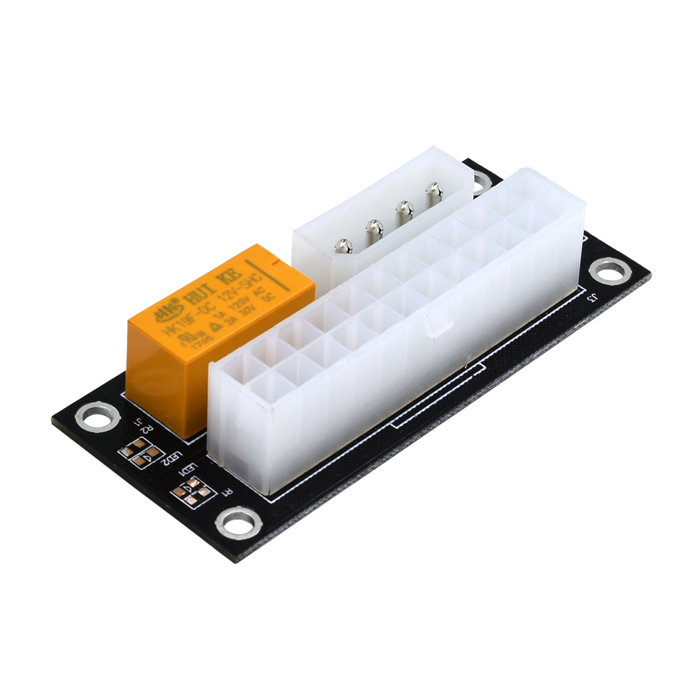Best price for Dual PSU Power Supply Synchronous Connector ATX 24Pin To ...
